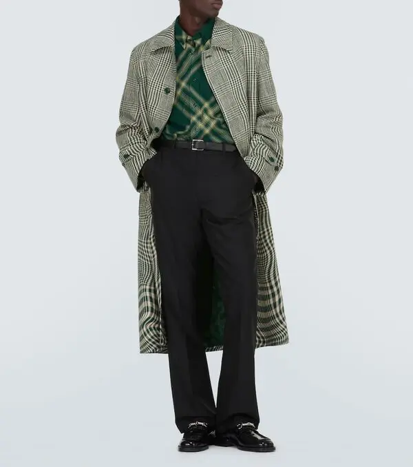 Burberry Check Wool Shirt