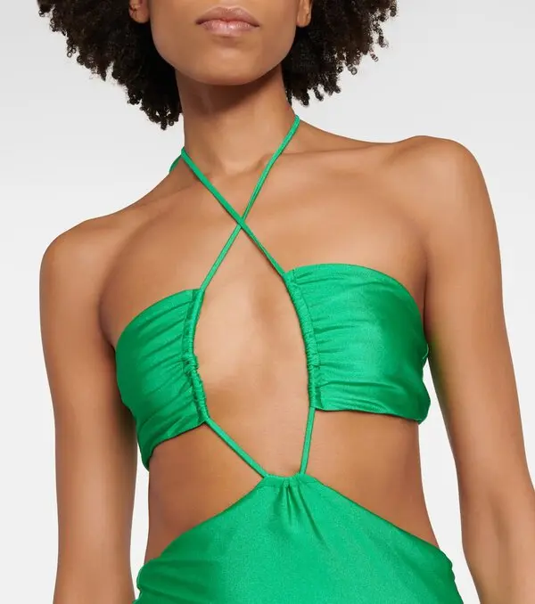 Jade Swim Cutout One-piece Swimsuit
