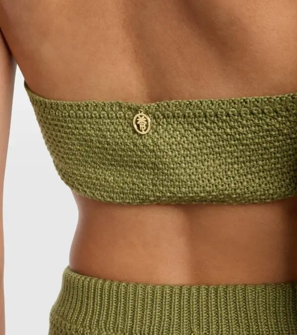 BANANHOT Mari Halterneck Knit Bra Top