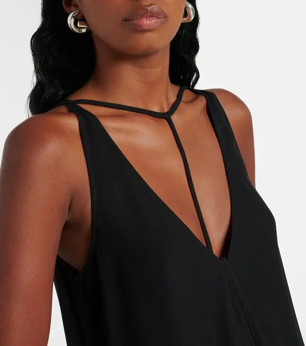 TOTEME Crepe-back Satin Maxi Dress
