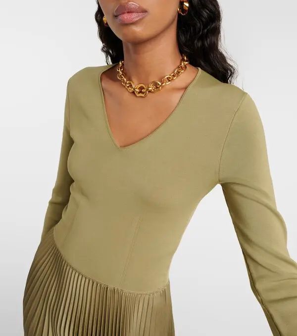JOSEPH Dubois Pleated Midi Dress