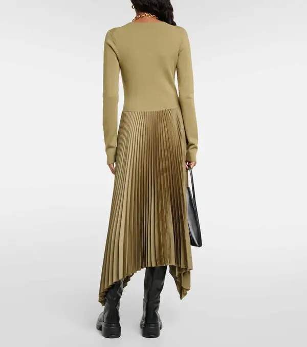JOSEPH Dubois Pleated Midi Dress