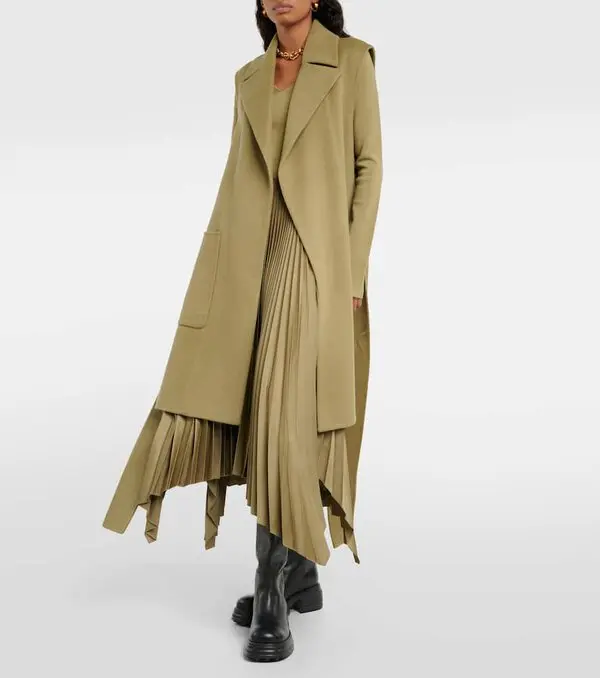 JOSEPH Dubois Pleated Midi Dress