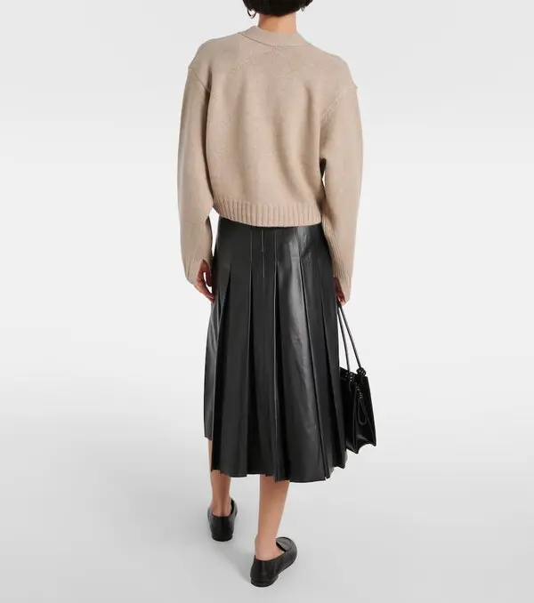 Proenza Schouler Sofia Cashmere-blend Cardigan - Beige