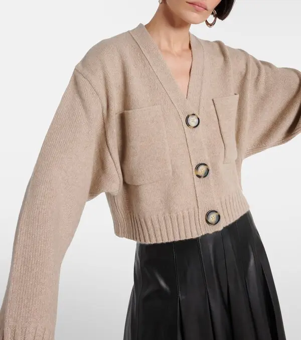 Proenza Schouler Sofia Cashmere-blend Cardigan - Beige