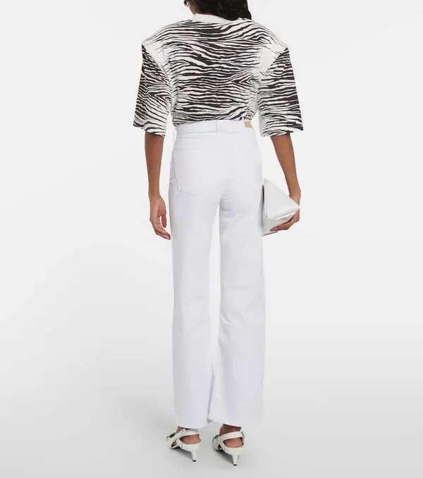 Ag High-rise Wide-leg Jeans