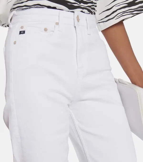 Ag High-rise Wide-leg Jeans