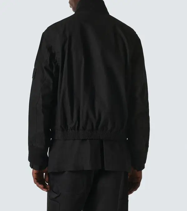 Sacai Cotton-blend Ripstop Jacket - Black