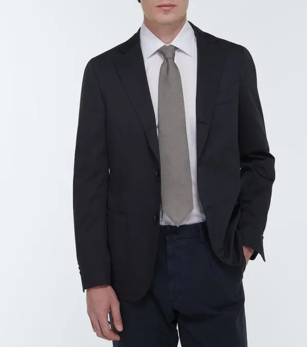 Thom Sweeney Textured Silk Neck Tie