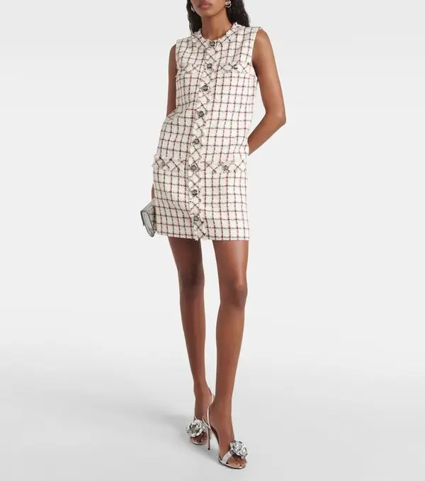 Veronica Beard Laurel Tweed Minidress