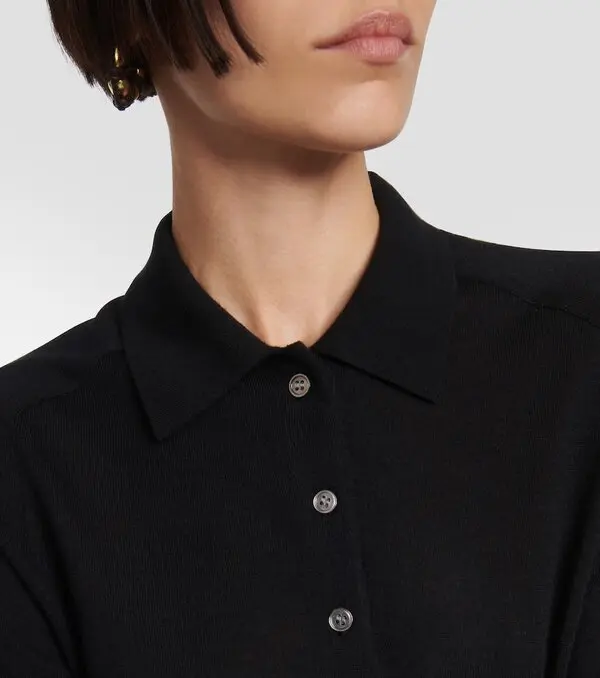 Co Cashmere Polo Sweater