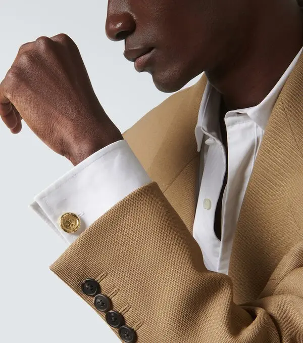 OCTAVIA ELIZABETH Button 18kt Cufflinks