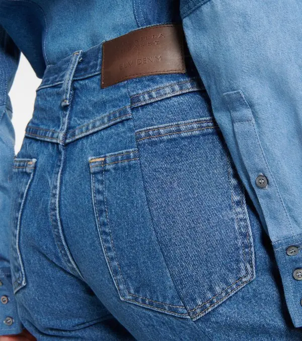 Gabriela Hearst Foster Patchwork Flared Jeans
