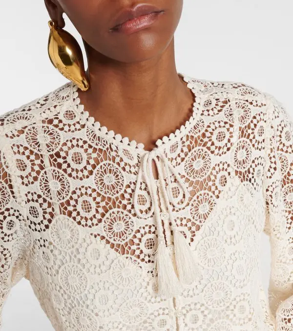 FRAME Lace Mini Dress