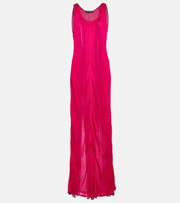 Y/project Chiffon Maxi Dress