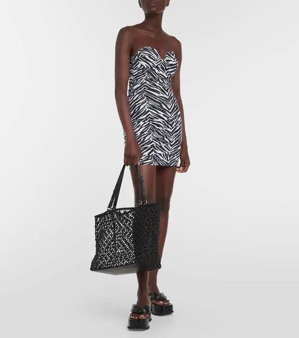 REINA OLGA Diana Strapless Minidress