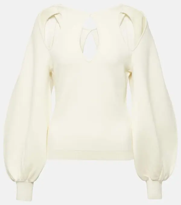 Chloé Cutout Knit Sweater