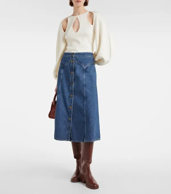 Chloé Cutout Knit Sweater