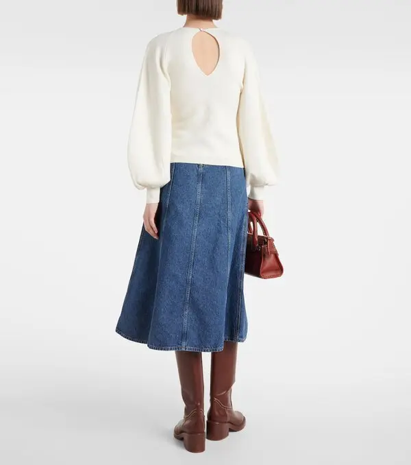Chloé Cutout Knit Sweater