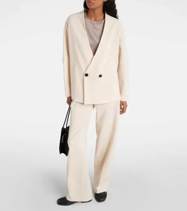 FFORME Velma Wool-blend Blazer - Beige