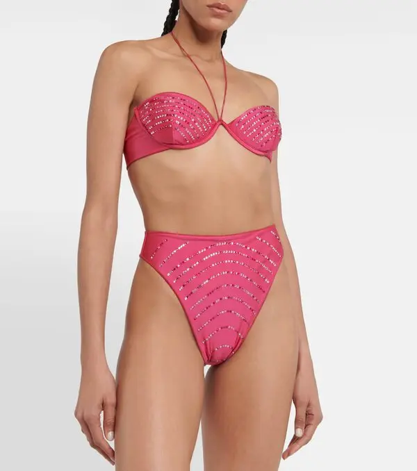 Oseree Embellished Bikini Set