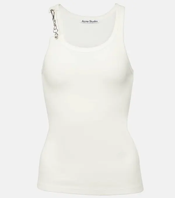 Acne Studios Chain-detail Ribbed Tank Top