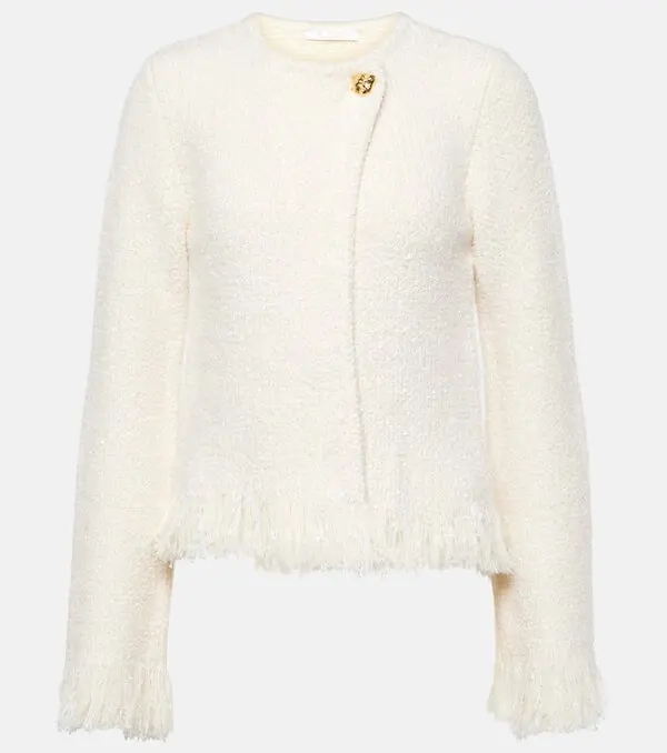 Chloé Wool, Silk, And Cashmere-blend Jacket