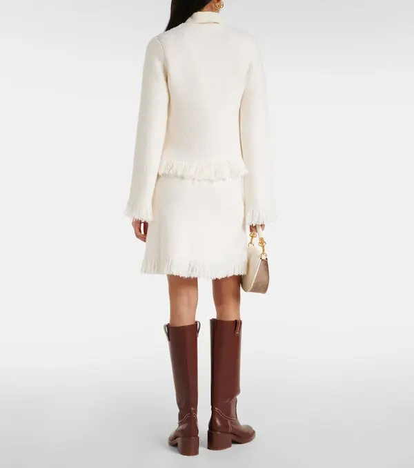 Chloé Wool, Silk, And Cashmere-blend Jacket
