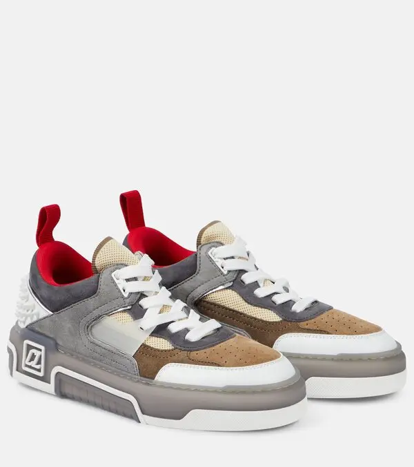 CHRISTIAN LOUBOUTIN Astroloubi Studded Sneakers - Grey