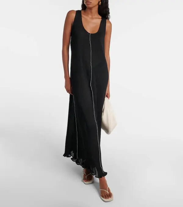 TOTEME Plisse Maxi Dress