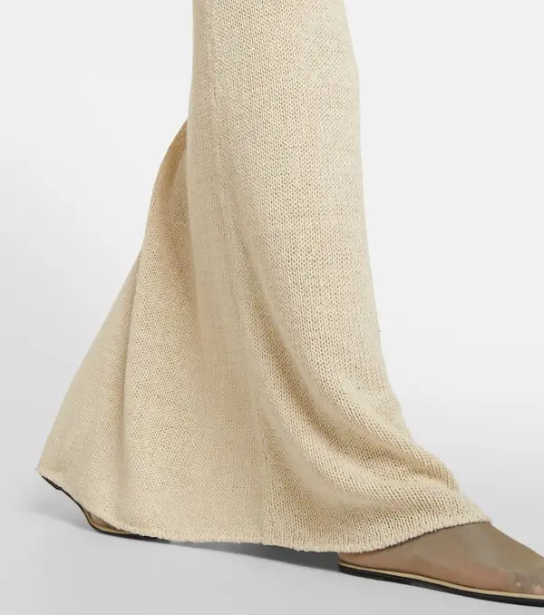 THE ROW Fumaia Knitted Silk Maxi Skirt