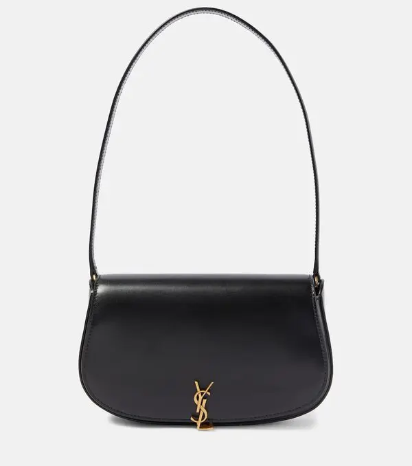 Saint Laurent Voltaire Mini Leather Shoulder Bag - Black