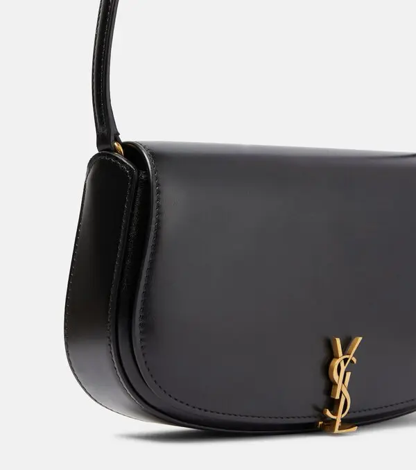 Saint Laurent Voltaire Mini Leather Shoulder Bag - Black