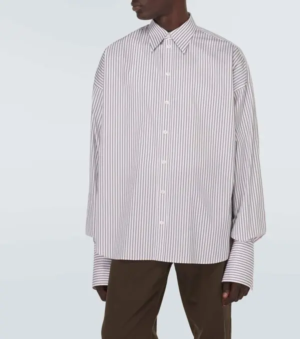 Dolce & Gabbana Striped Cotton Poplin Shirt