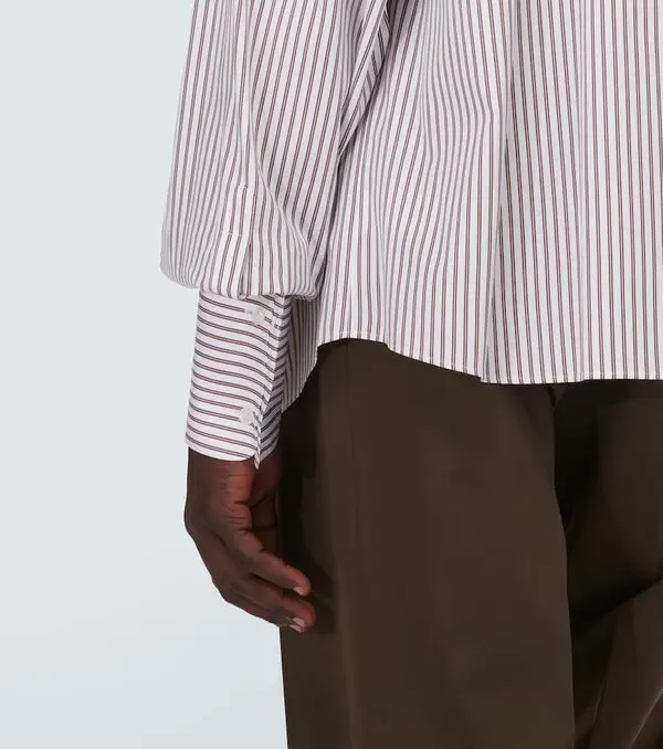 Dolce & Gabbana Striped Cotton Poplin Shirt