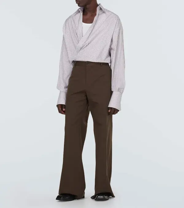 Dolce & Gabbana Striped Cotton Poplin Shirt
