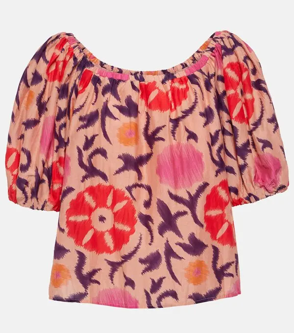 Velvet By Graham & Spencer Edlin Printed Top