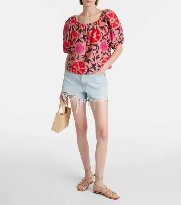 Velvet By Graham & Spencer Edlin Printed Top