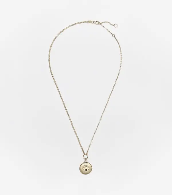FOUNDRAE Protection 18kt Chain Necklace With Diamonds - Gold