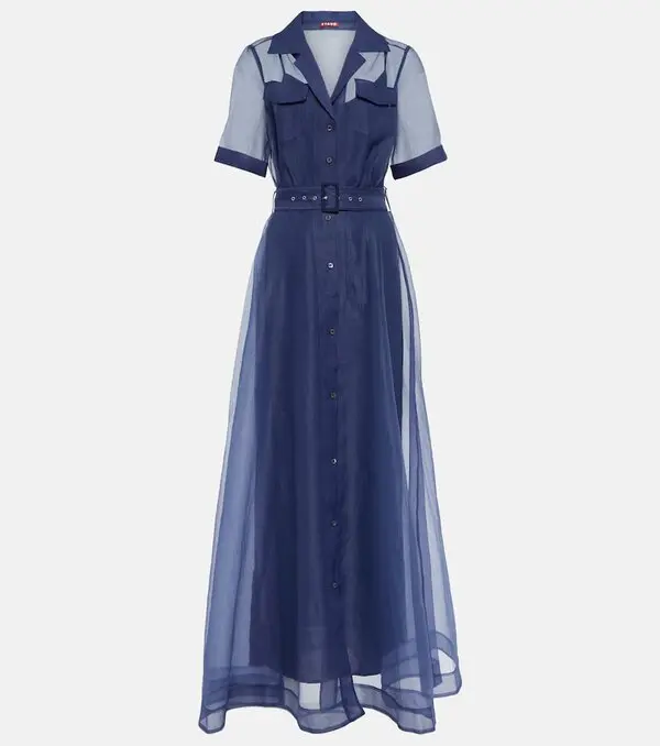 Staud Millie Maxi Shirt Dress