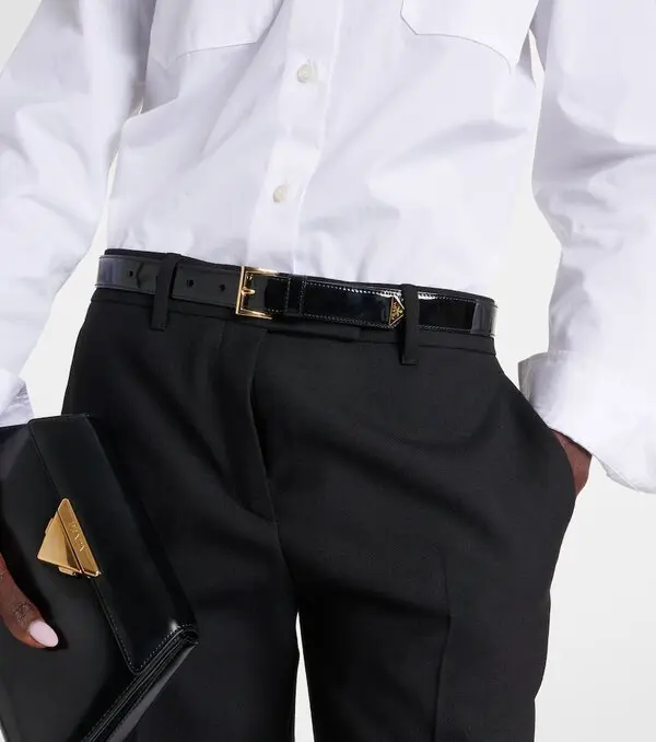 Prada Patent Leather Belt