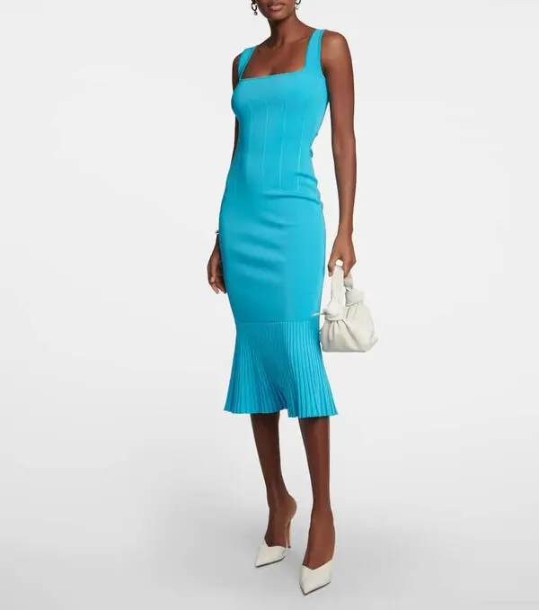 Galvan Atlanta Knit Midi Dress