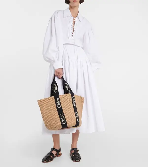 Chloé Large Basket Bag - Beige