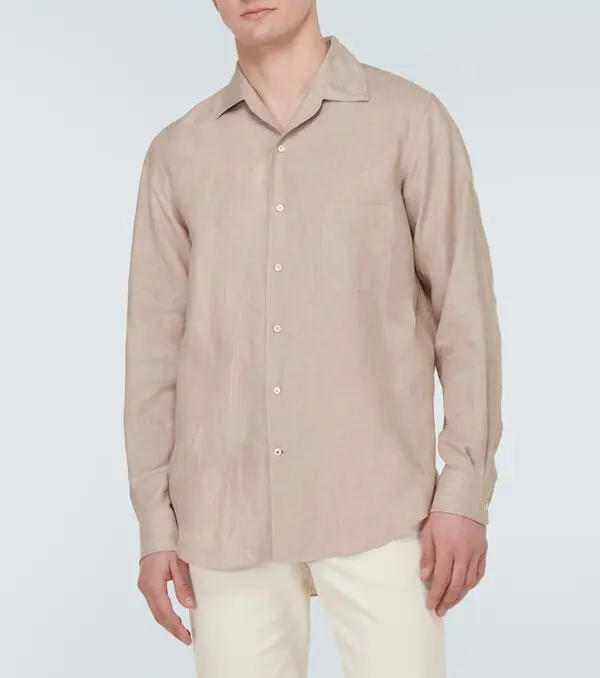 Loro Piana Andre Linen Shirt