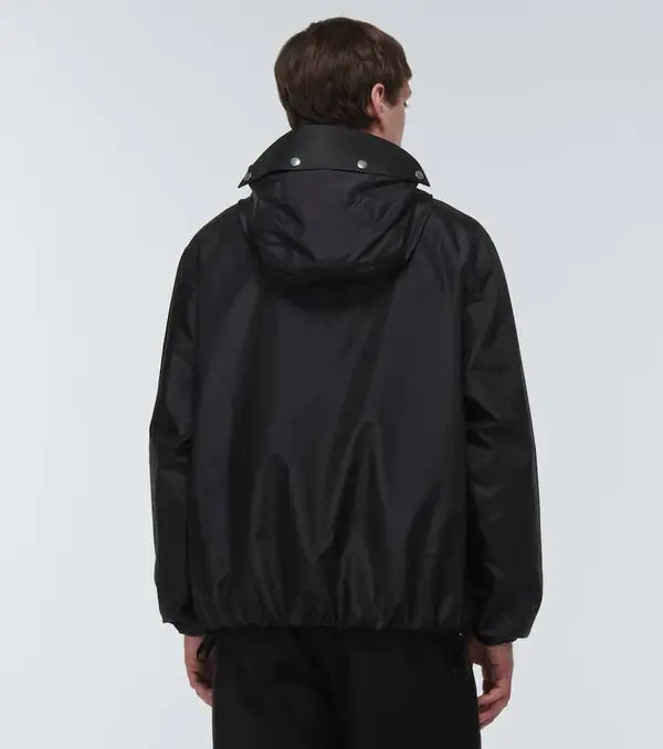 JIL SANDER Hooded Zip-up Raincoat