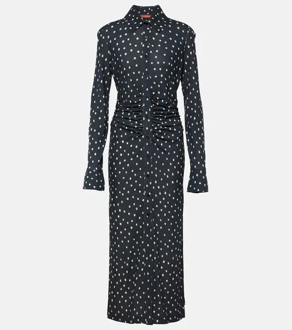 Altuzarra Claudia Jersey Shirt Dress - Blue