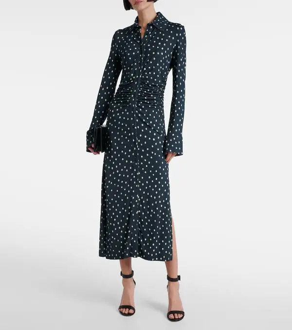 Altuzarra Claudia Jersey Shirt Dress - Blue