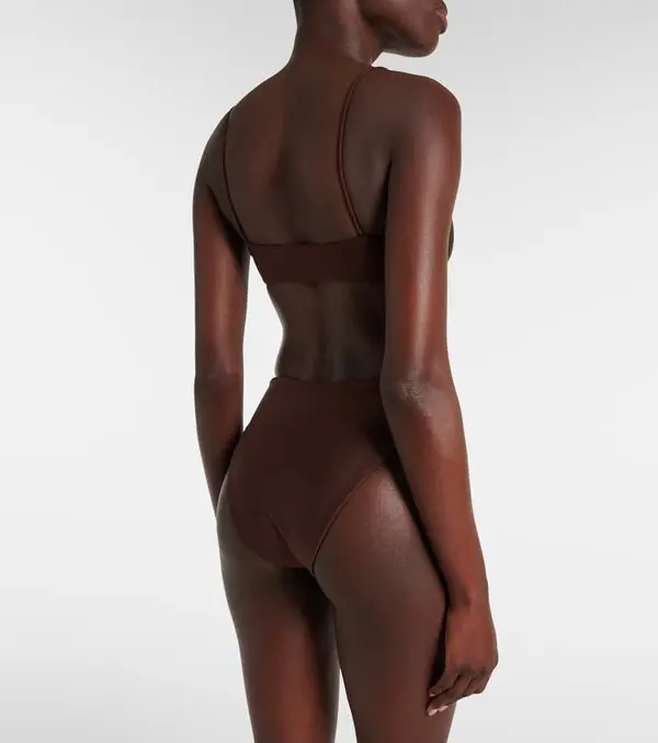 Jade Swim Muse Bikini Top - Brown