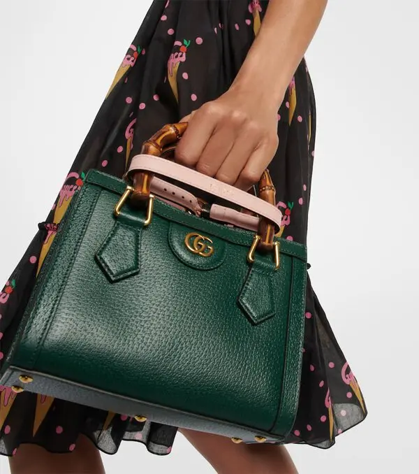 Gucci Diana Mini Leather Tote