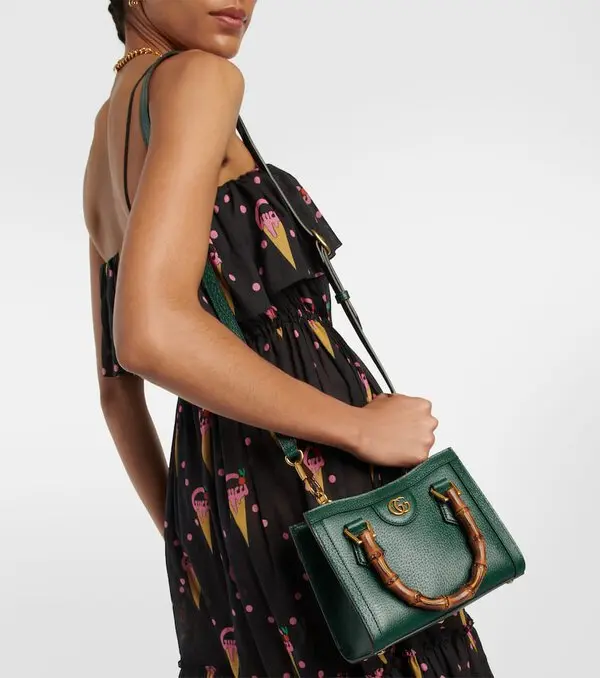 Gucci Diana Mini Leather Tote